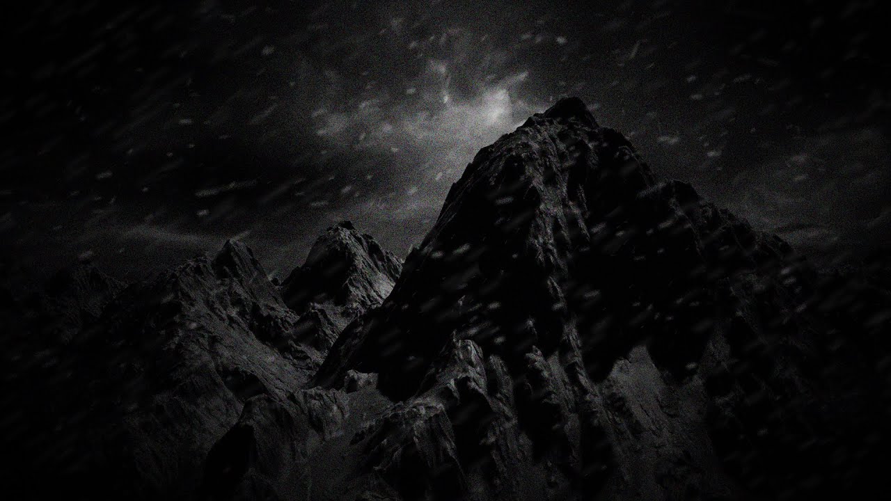 Nightime Snowstorm in the Italian Alps | Blizzard - Let go of your ...