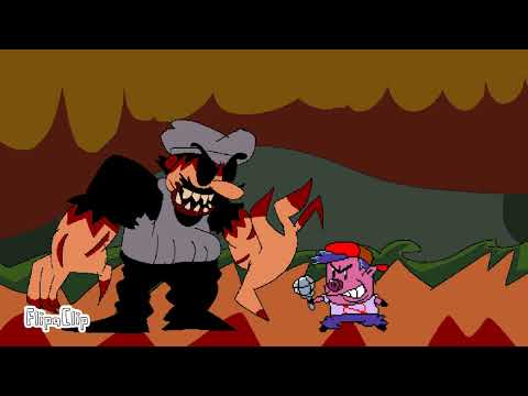 Fnf pizza tower x hog hamlet (parched) vs pig bf animated - YouTube