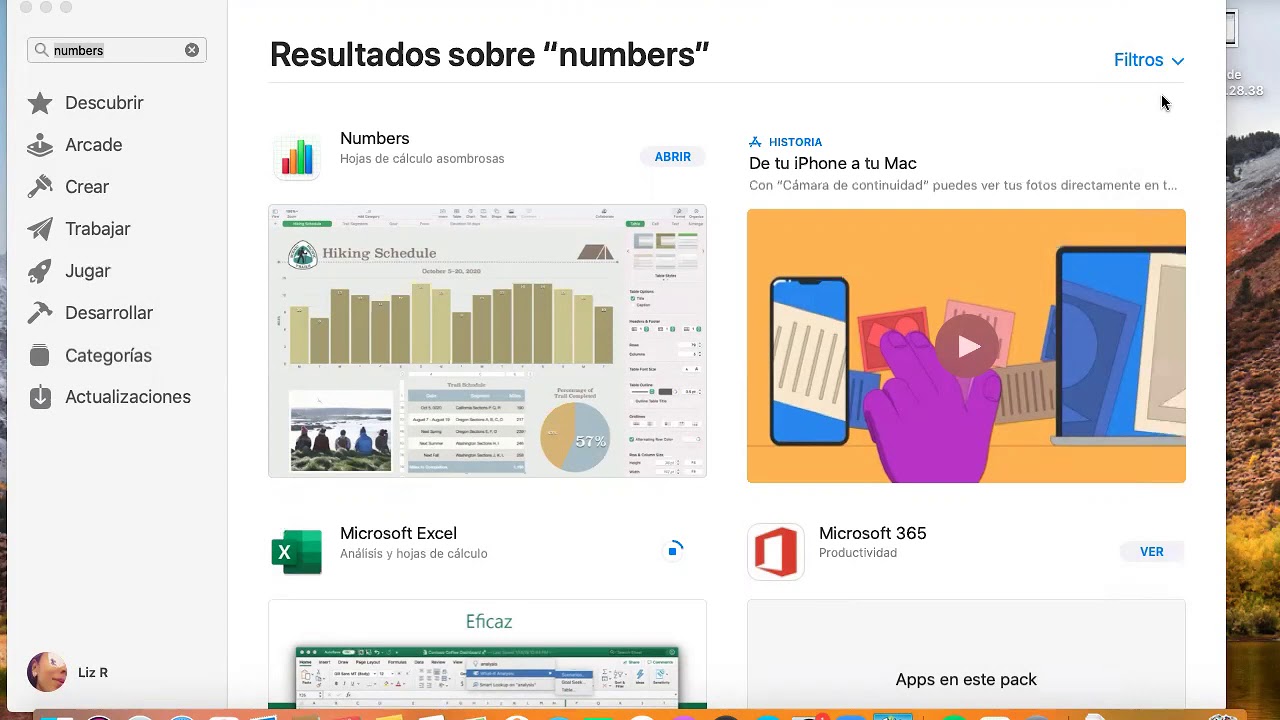Descargar/ Instalar Numbers en Mac desde AppStore y una breve ...
