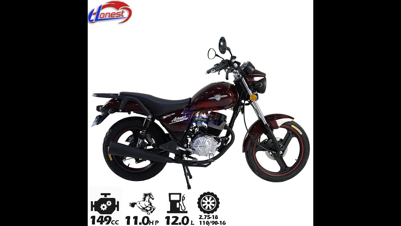 150CC CHOPPER MOTORCYCLE SKY TIGER - YouTube