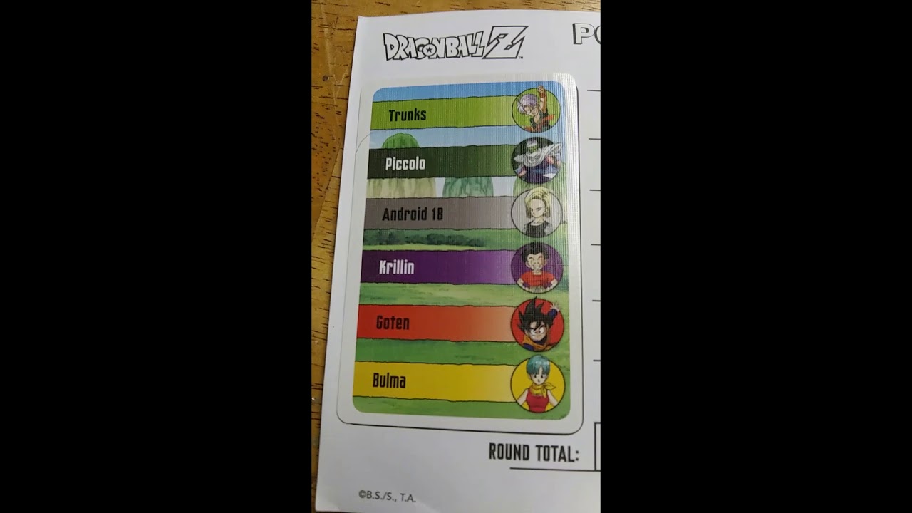 Dragon Ball Z Power Up! Board Game - YouTube