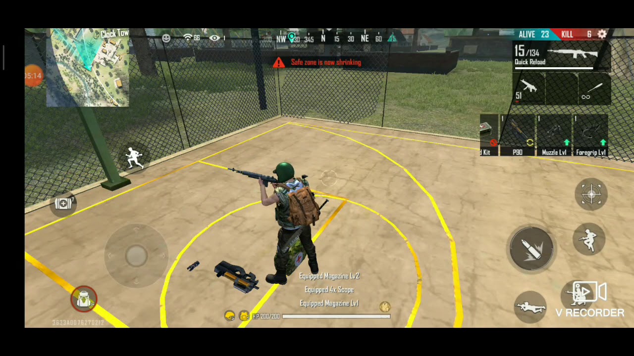 Garena free fire - the first gun challenge - YouTube