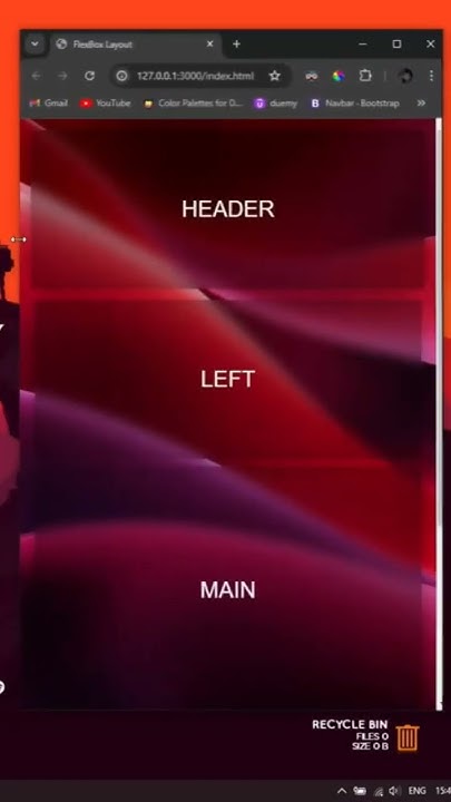 A Simple Website Layout Using Only Htmlcss Check Out The Full Video To Get Source Code And 