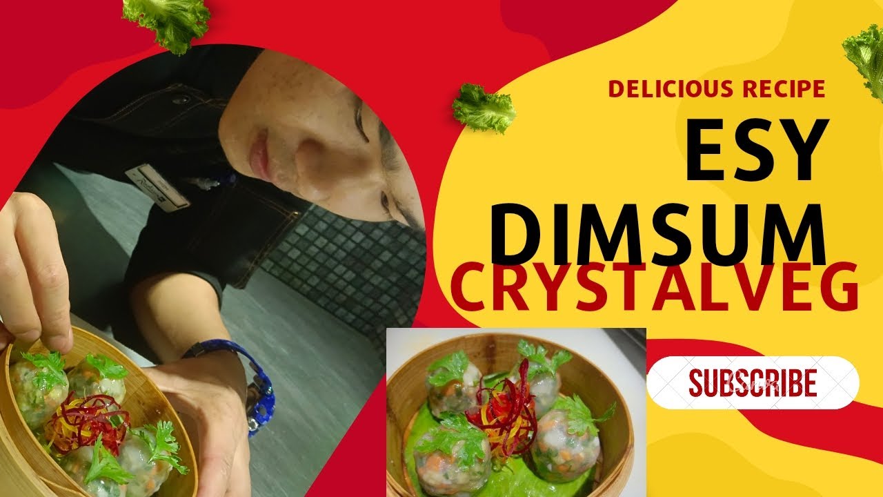 How to make a crystal vegetable dim sum #dimsumlover #foryou #cheflife ...