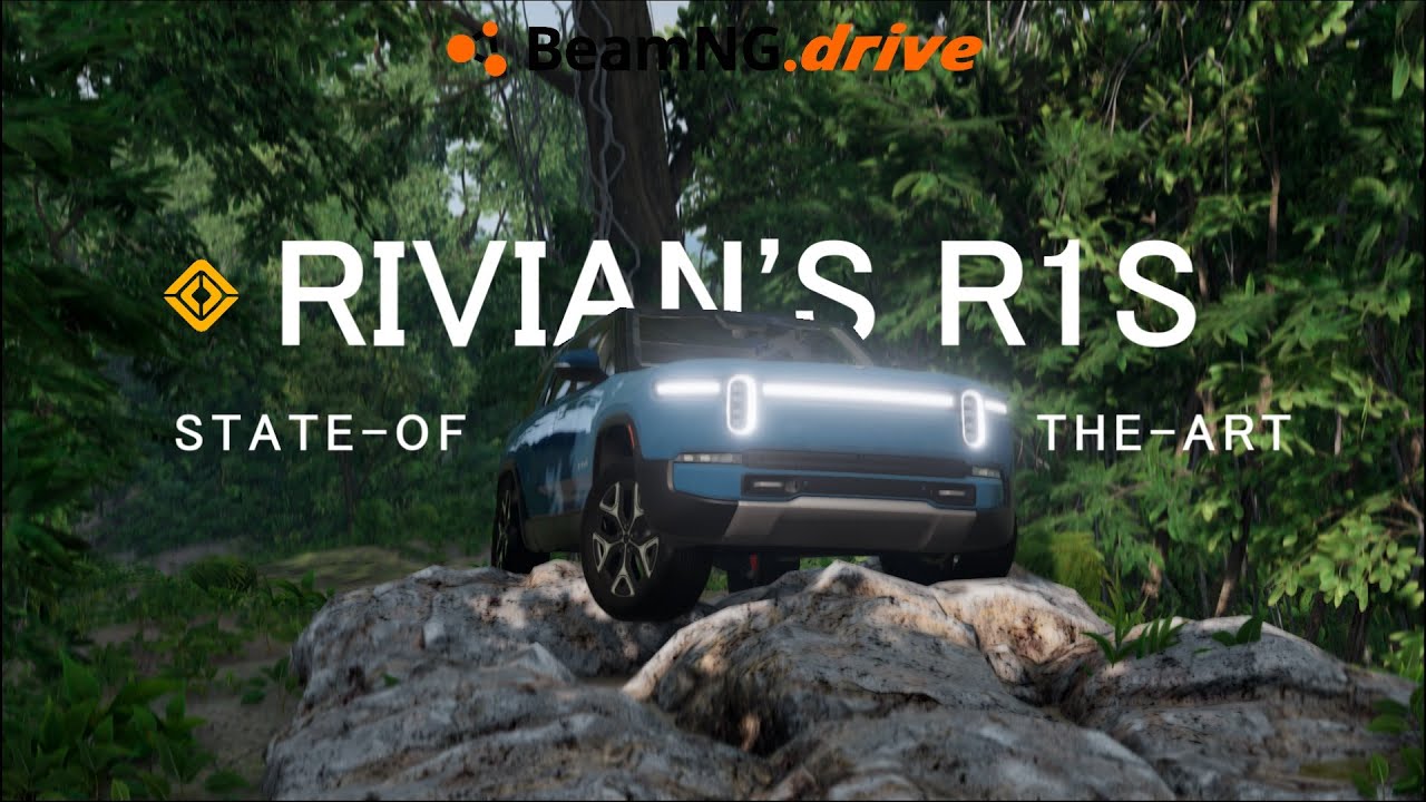 Can a 3 TON EV really offroad? | Beamng Drive Rivian R1S Gameplay - YouTube