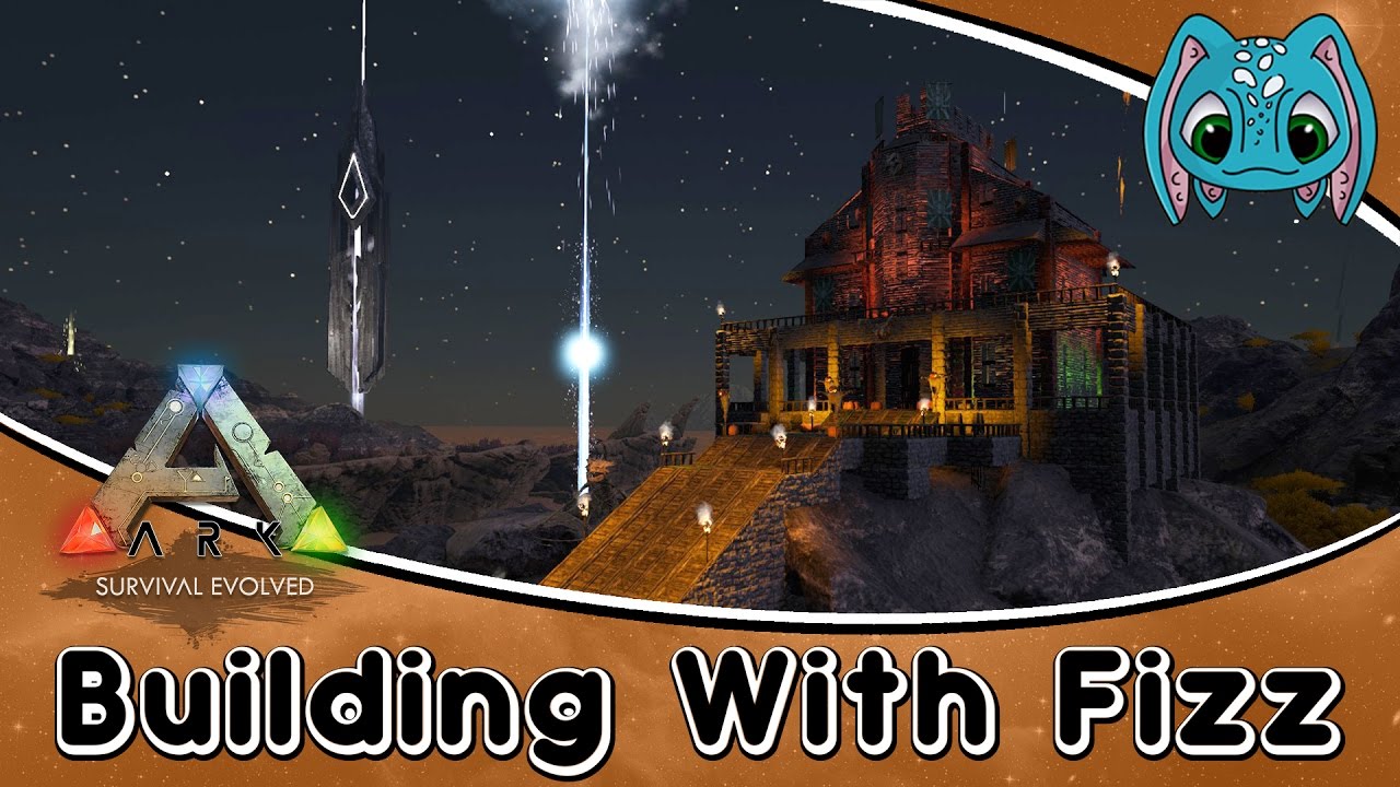 ARK: Scorched Earth Building w/ Fizz :: Haunted House Build!! - YouTube