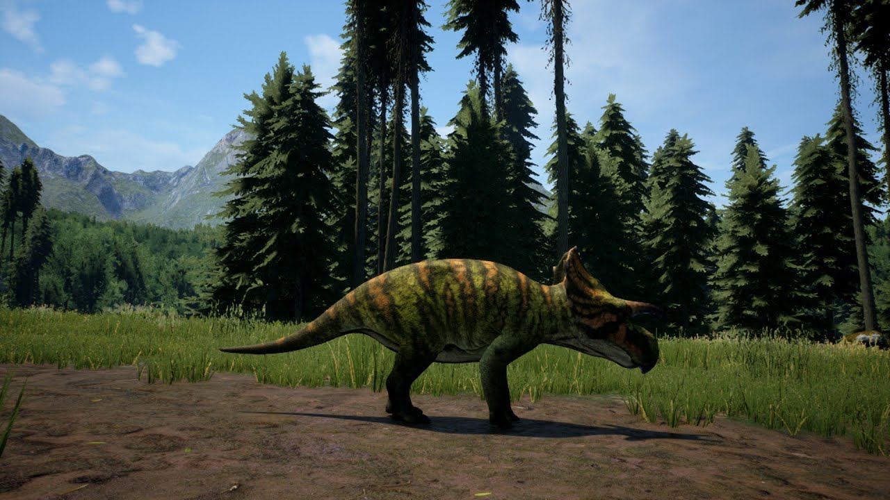 Avaceratops tipo de gritos / the isle chile - YouTube