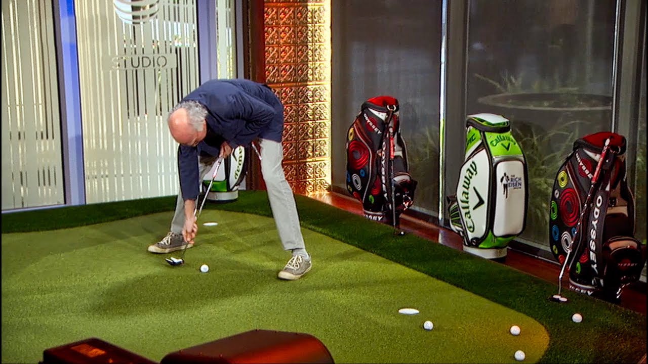 Larry David Shows Off His Unique Putting Style | The Rich Eisen Show ...