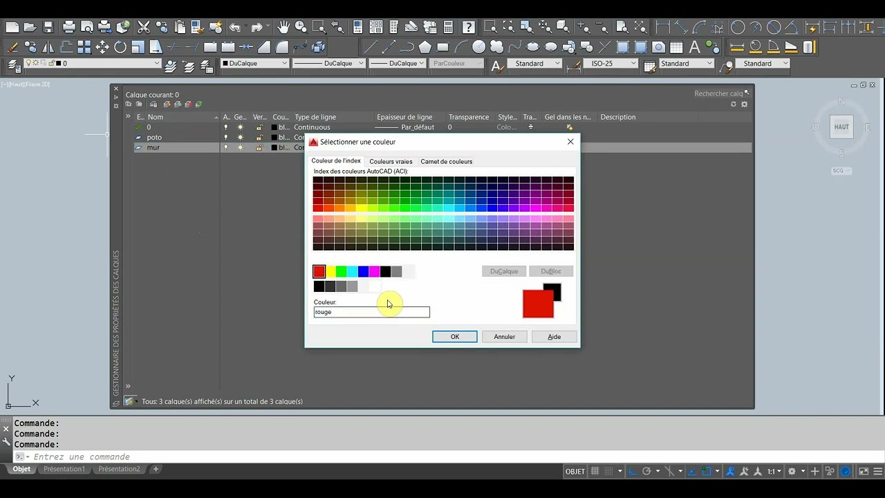 les calques ou layers sur AUTOCAD pour les débutants en architecture ...