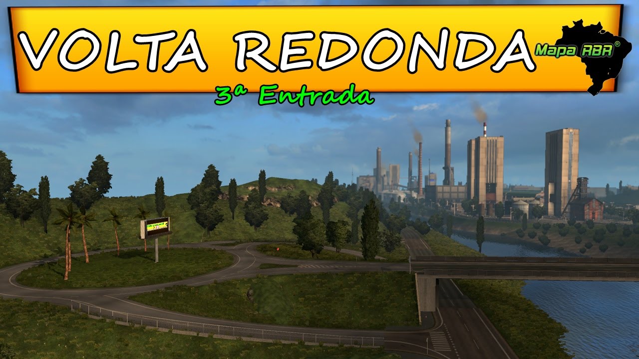 Terceira entrada Volta Redonda Mapa RBR - YouTube