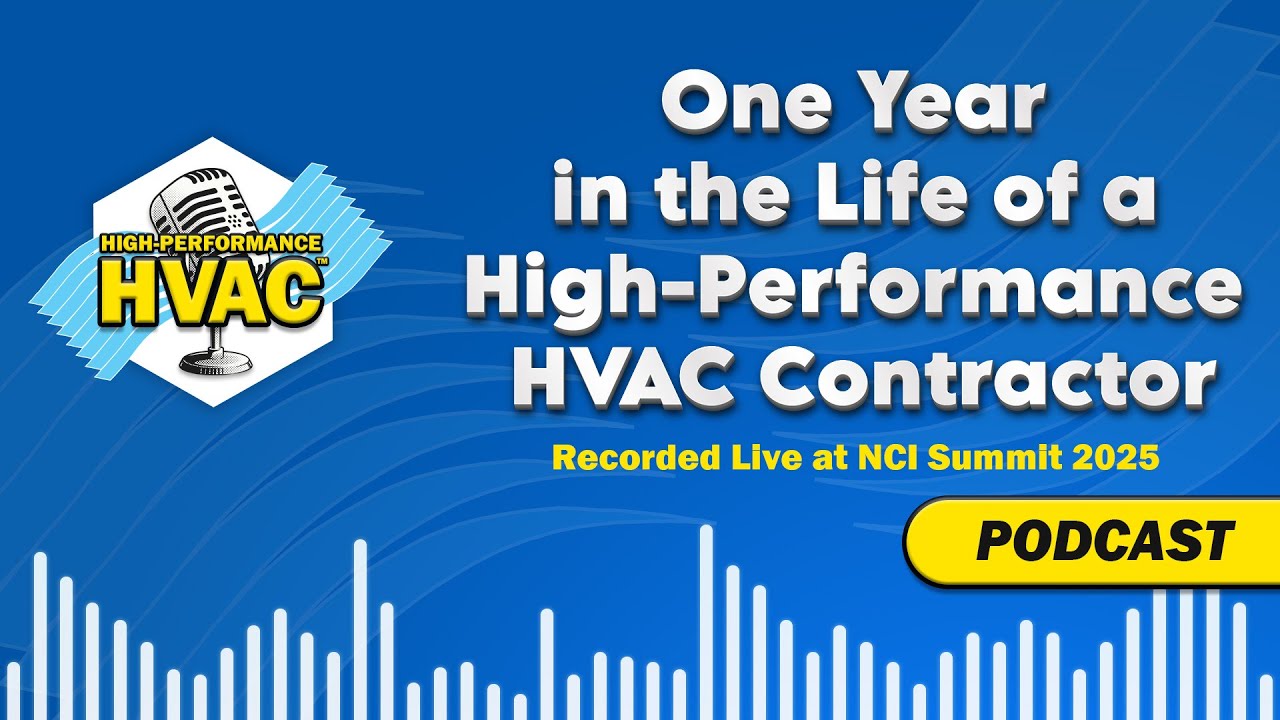 One Year in the Life of a High Performance HVAC Contractor - YouTube
