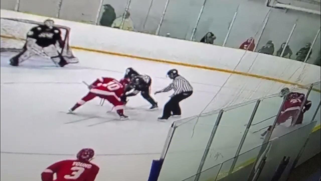 D zone face off win #88 black Nicholas - YouTube