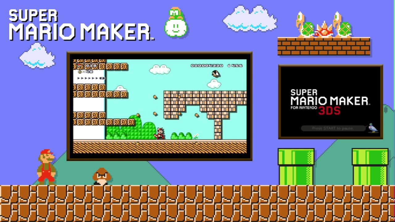 Super Mario Maker Challenge Stage W3-2 Challenge 1 - YouTube