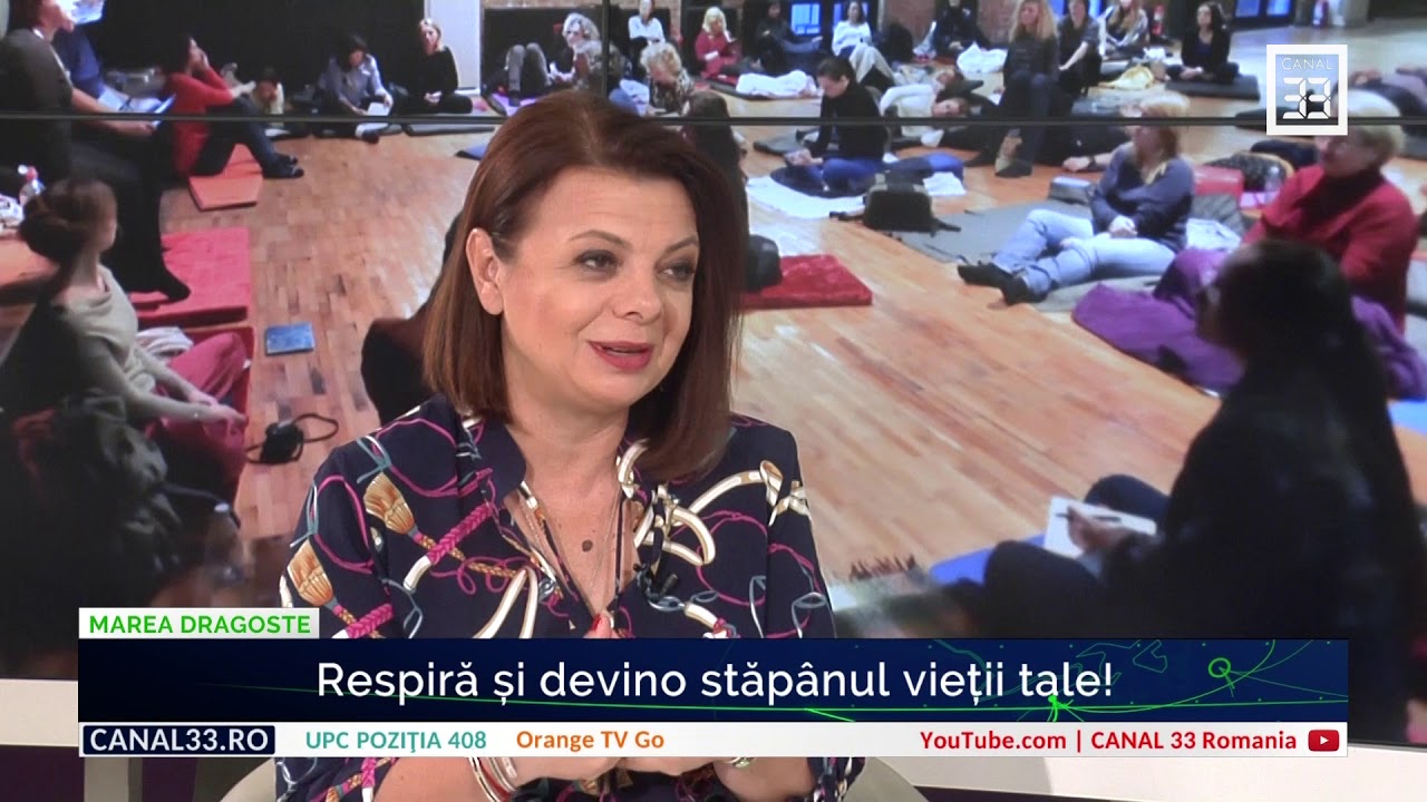 Tehnici de respiraţie conştientă, cu Michelle Pacheco - YouTube