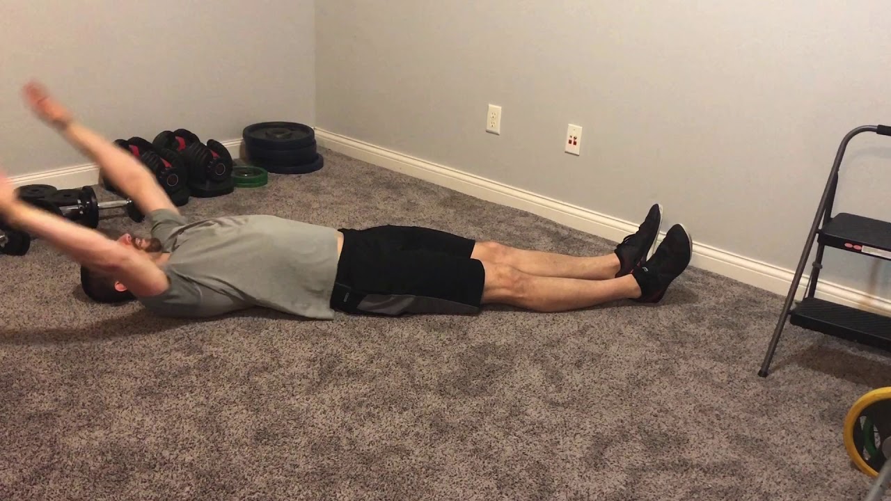 Hollow Body Flutter Kicks - YouTube