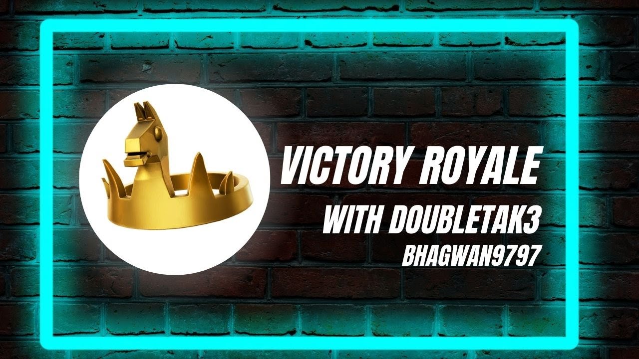Fortnight Zero Build Victory Royale with Doubletak3 - YouTube