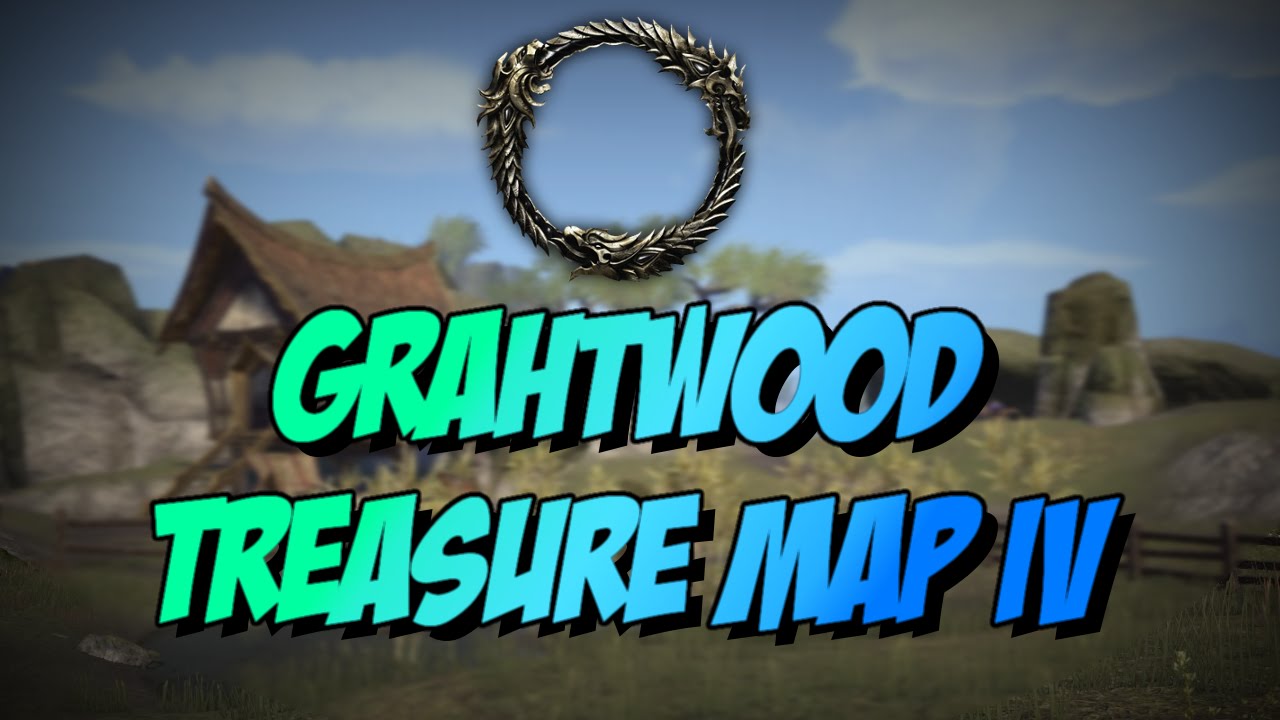 [ESO] Elder Scrolls Online: Grahtwood Treasure Map IV(4) Location - YouTube