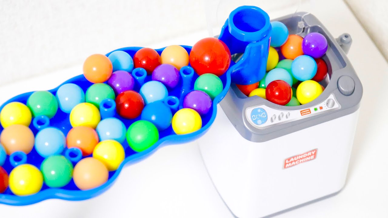MarbleRun☆Washing Machine Race ASMR - YouTube