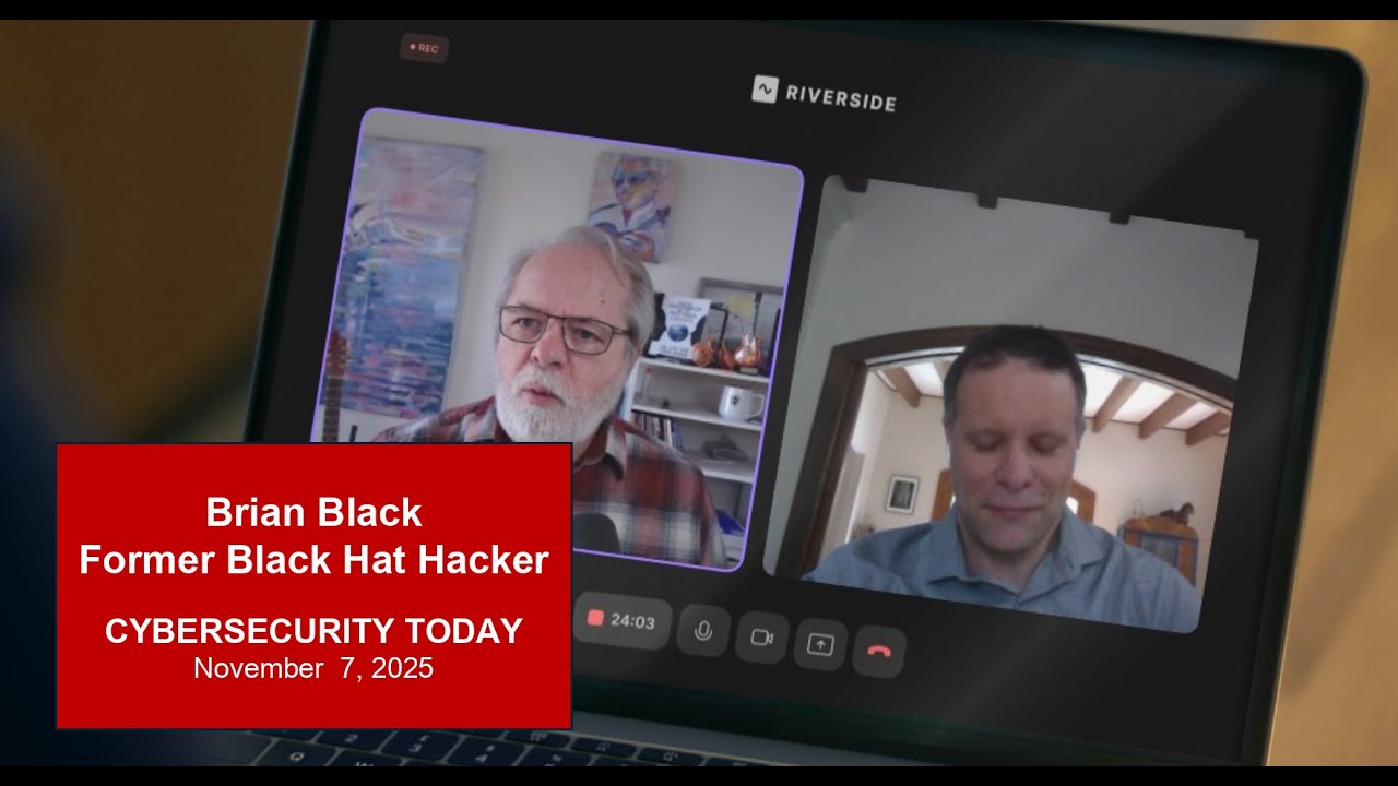 Brian Black from Deep Instinct on Cybersecurity Today Weekend - YouTube