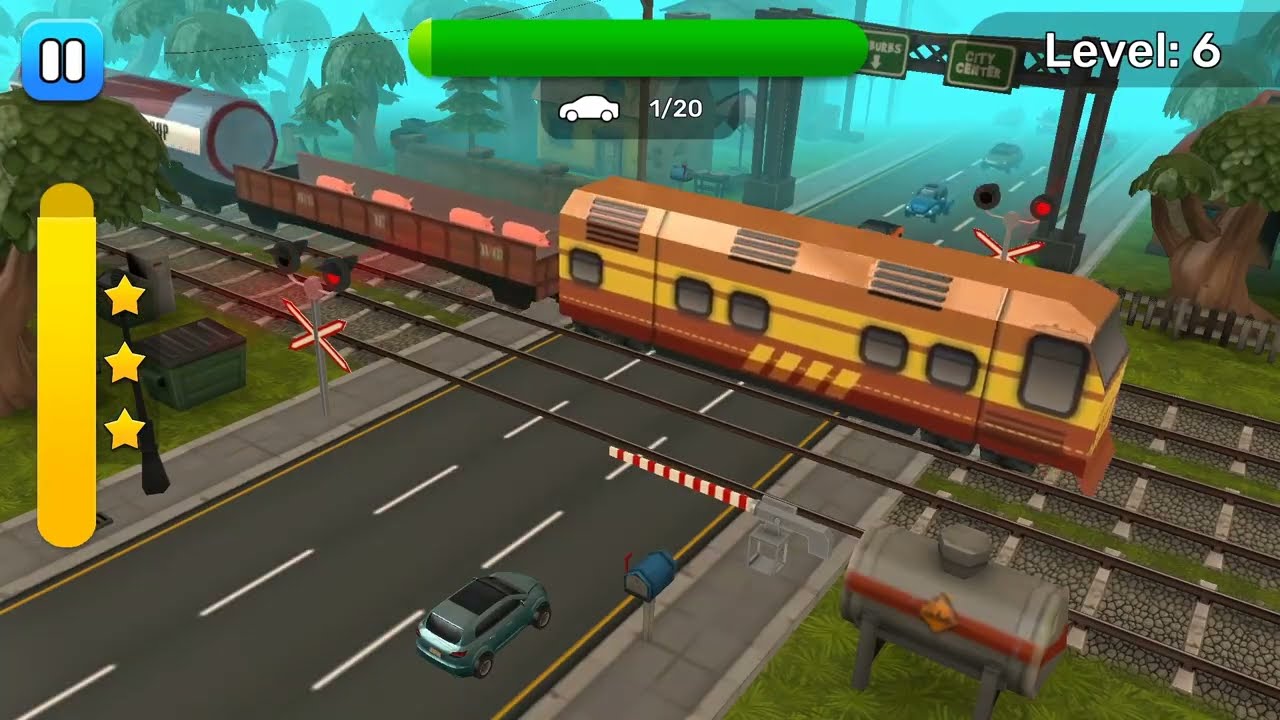 Game for kids 🚂 Railroad Crossing 🚂 Teaser-1 28 - YouTube