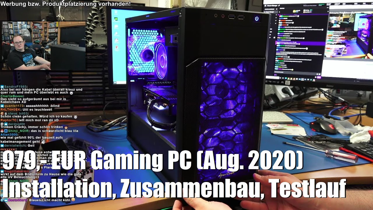 Crackys Bastelnacht - "Luke Skywalkers" 979,- EUR Gaming PC - YouTube