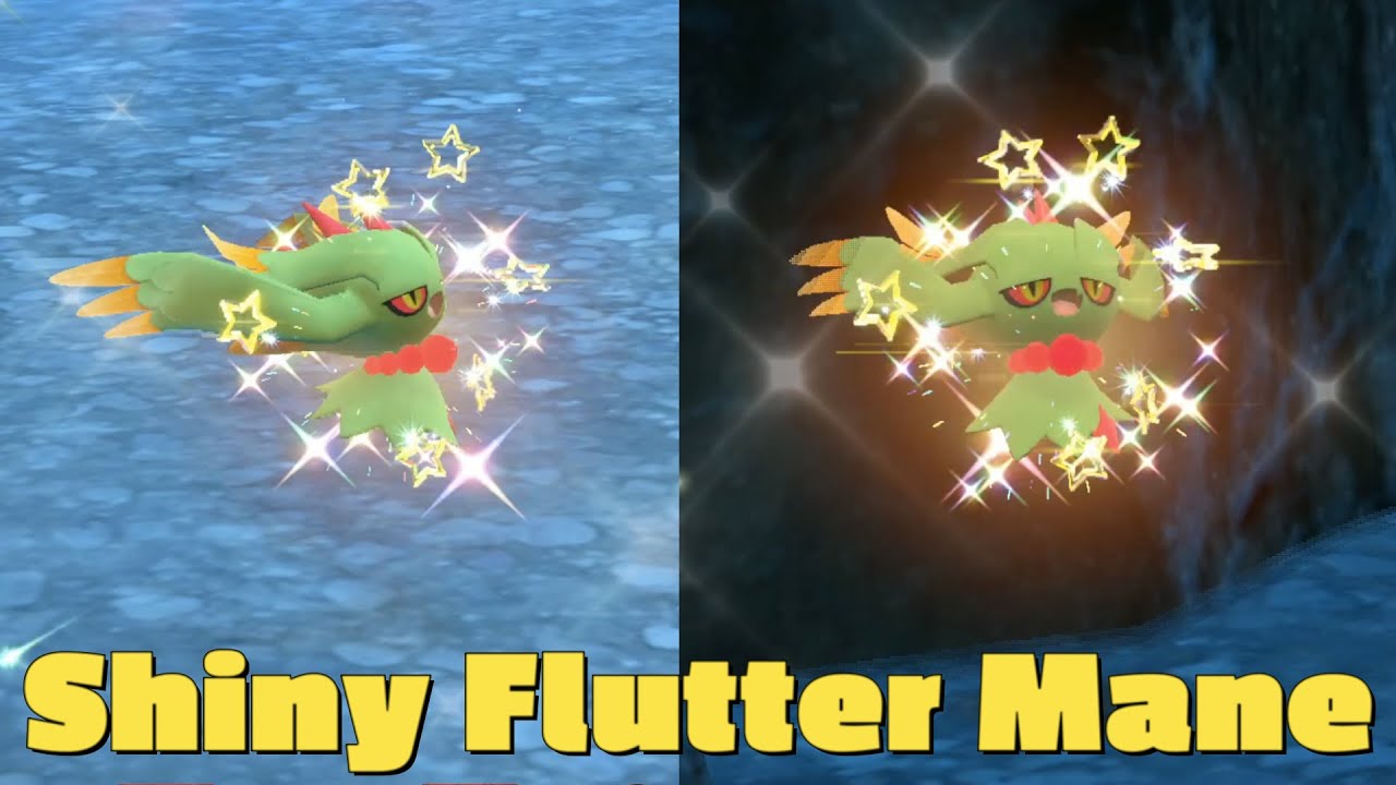 Shiny Flutter Mane in Pokémon Scarlet and Violet (Twitch Stream ...
