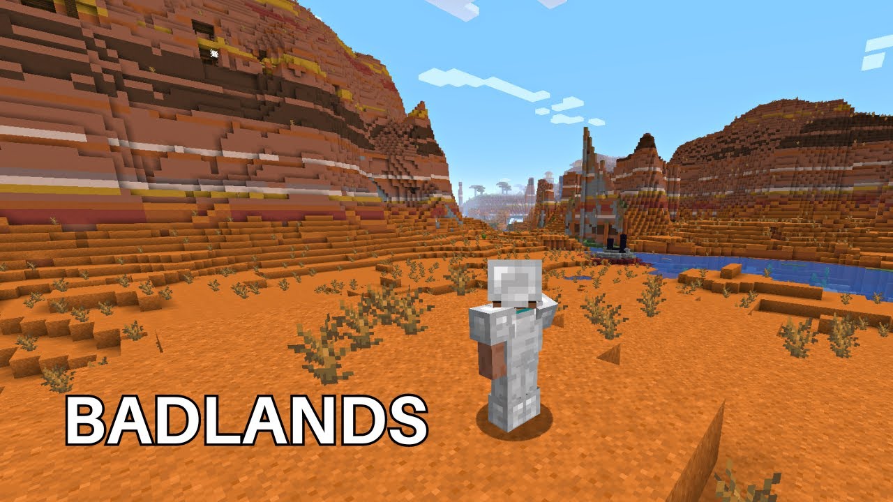Minecraft Survival - Badlands - No Commentary - YouTube