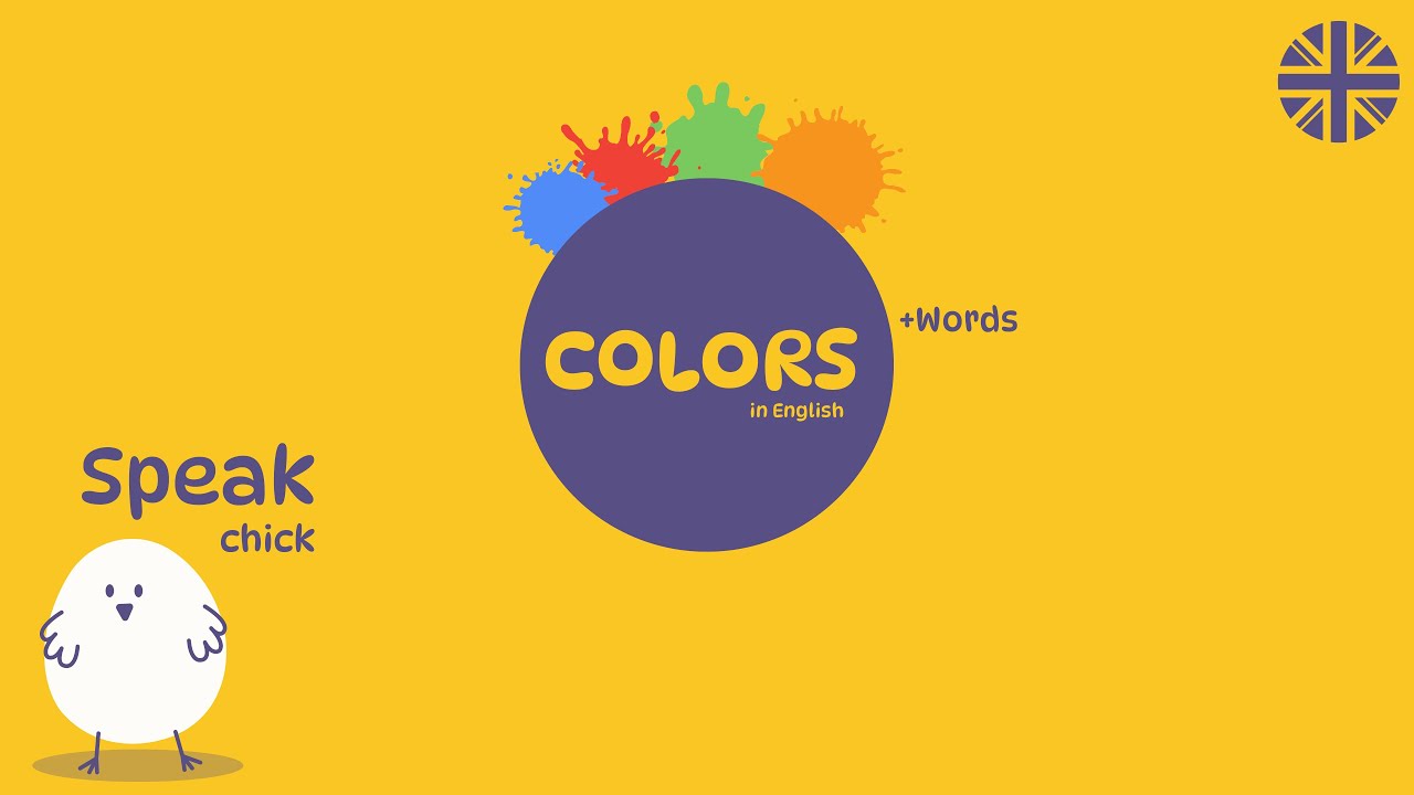 Learning Colors in English | Colors and Words | Color Fun - YouTube