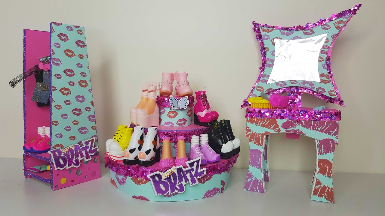 How To Make A Bratz Vanity - YouTube