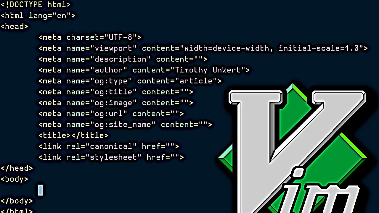 Emmet VIM Alterations - YouTube