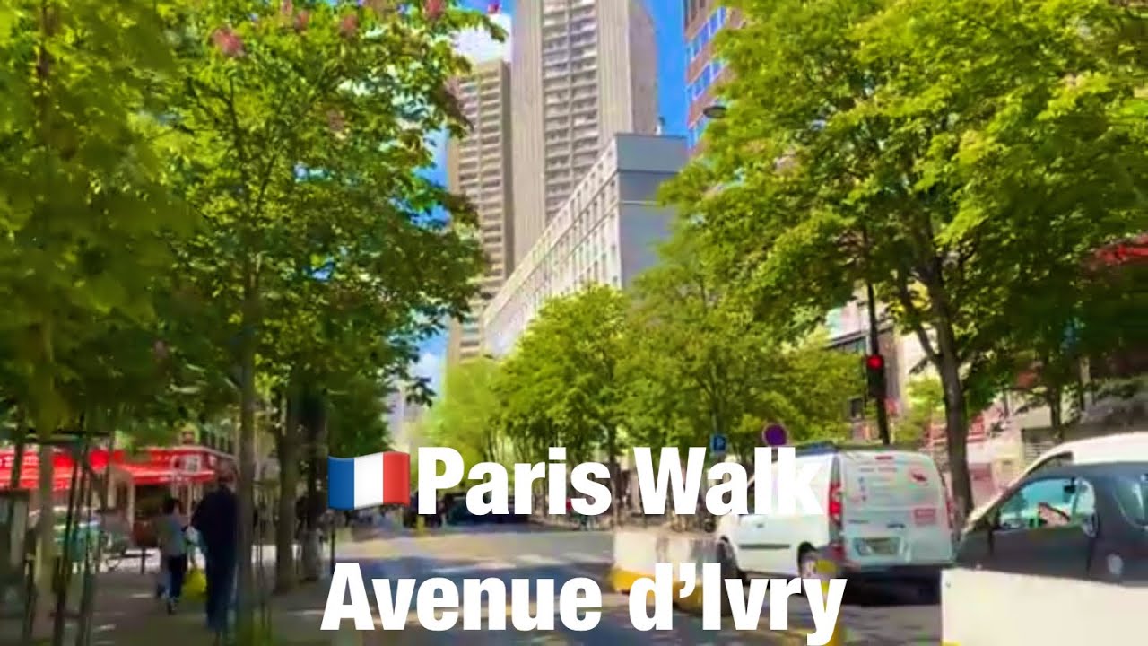 🇫🇷Paris Walk Avenue d’Ivry - YouTube