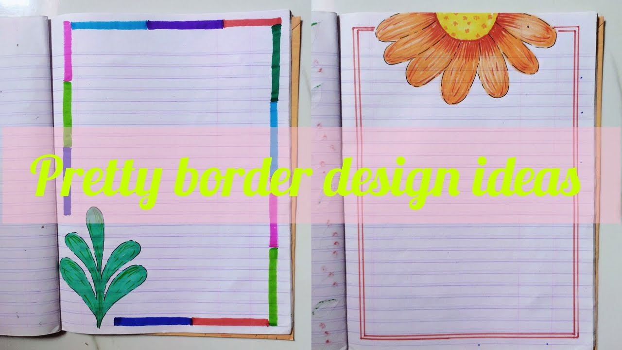 Easy & pretty decoration ideas for your school project & assignment RK ...