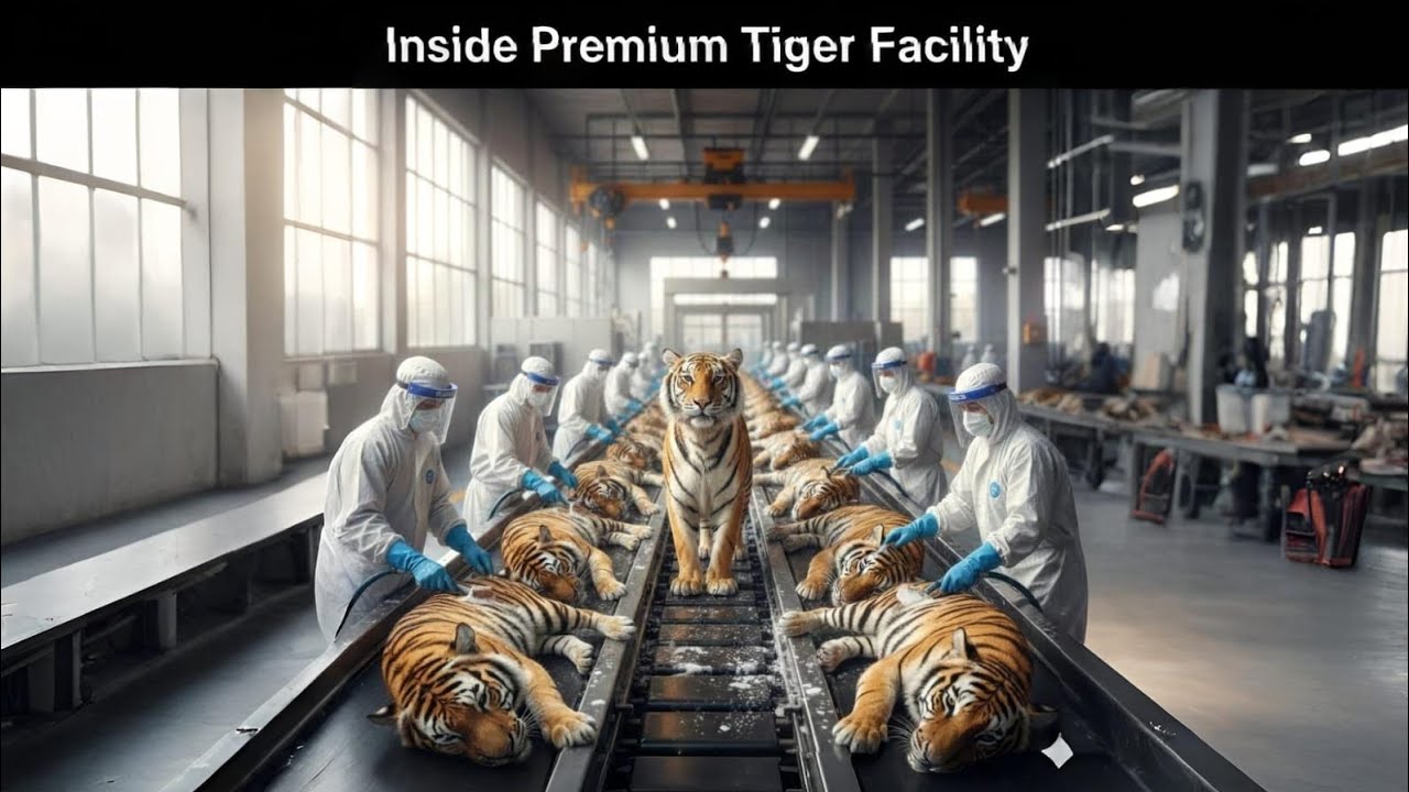 Inside a Tiger-Inspired Luxury Factory | Live Tigers & Faux Leather ...