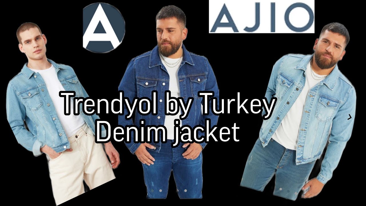 Denim jacket by Trendyol || Turkey brand trendyol || men's jacket #ajio ...