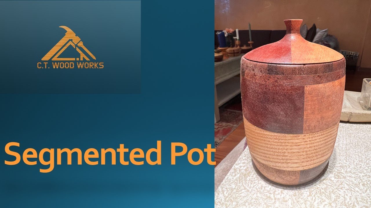 Woodturning Intermediate level Pot ( Sapel Mahogany and Mapple Pot ...