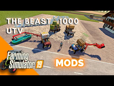 Mod UTV The Beast 1000 - Multiuso | FARMING SIMULATOR 19 MODS