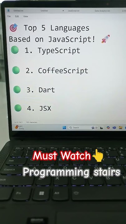 JavaScript Typescript Dart JSX LiveScript #javascriptinterview #js #javascript #react19 #angular ...