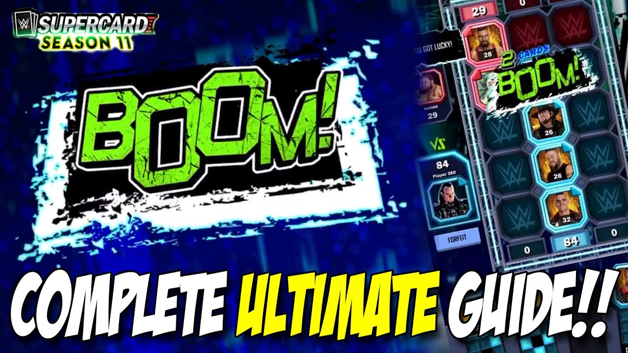 How to Win in BOOM! Mode - COMPLETE Guide: Tips, Strategies, & Gameplay! WWE SuperCard - YouTube