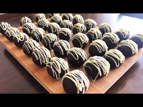 5 DAKİKADA NEFİS TRUFFLAR (Pratik Çikolatalı Top Atıştırmalık Truff Tarifi) (Pratik Pasta Tarifleri)