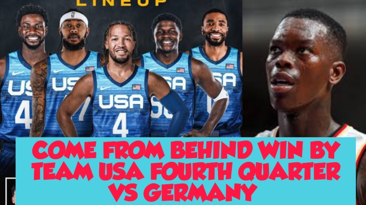 TEAM USA COME FROM BEHIND WIN HIGHLIGHTS VS GERMANY #fibawc2023 # ...