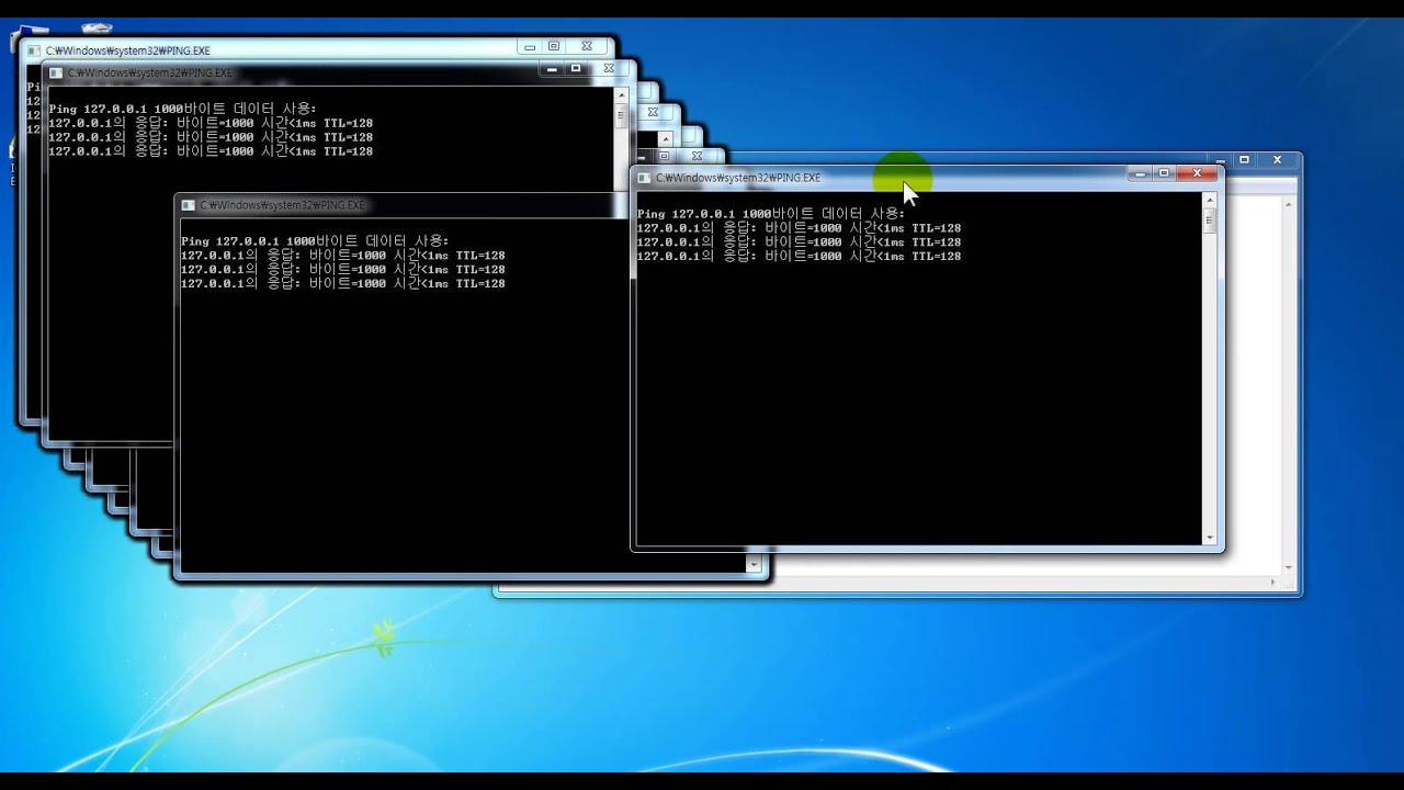 Ping of death by batch file - YouTube