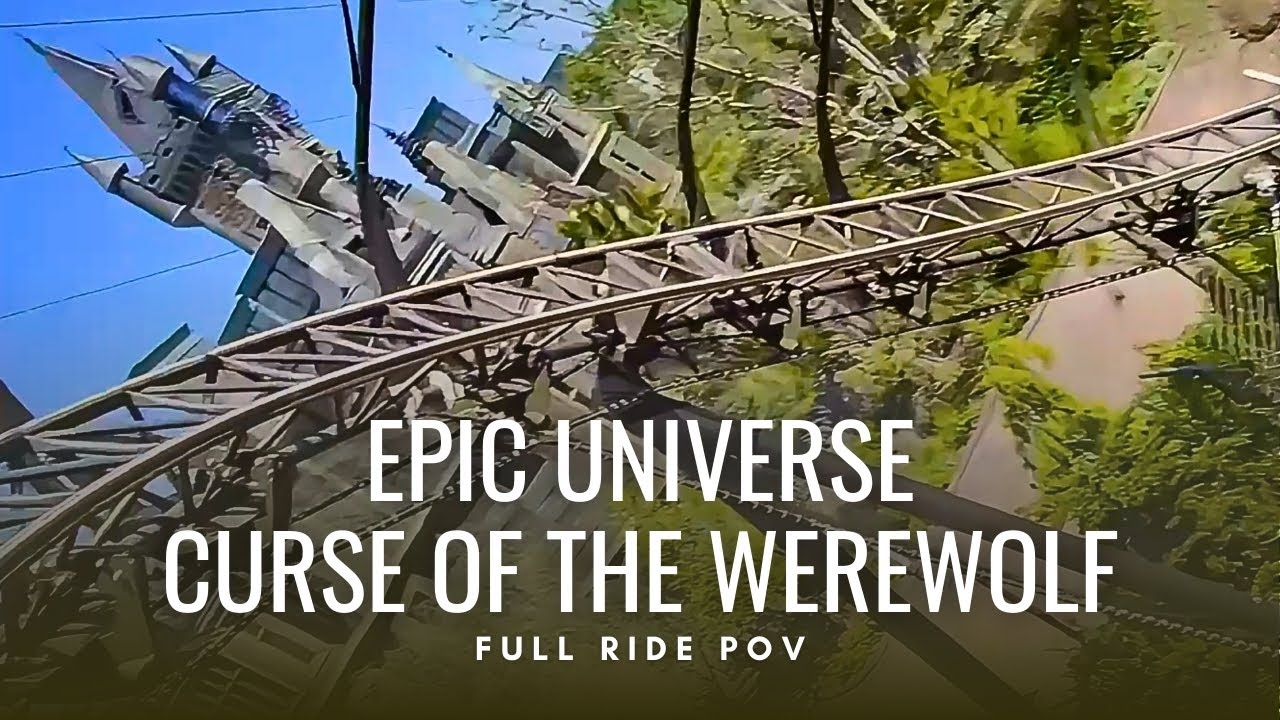 Curse of the Werewolf at Epic Universe | FULL High-Quality Front Row ...