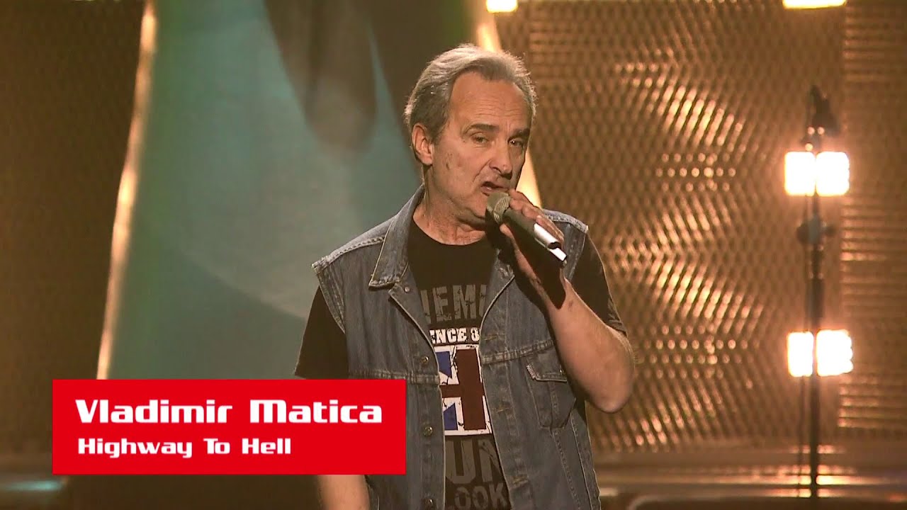 Vladimir Matica: "Highway To Hell" - The Voice of Croatia - Season1 ...
