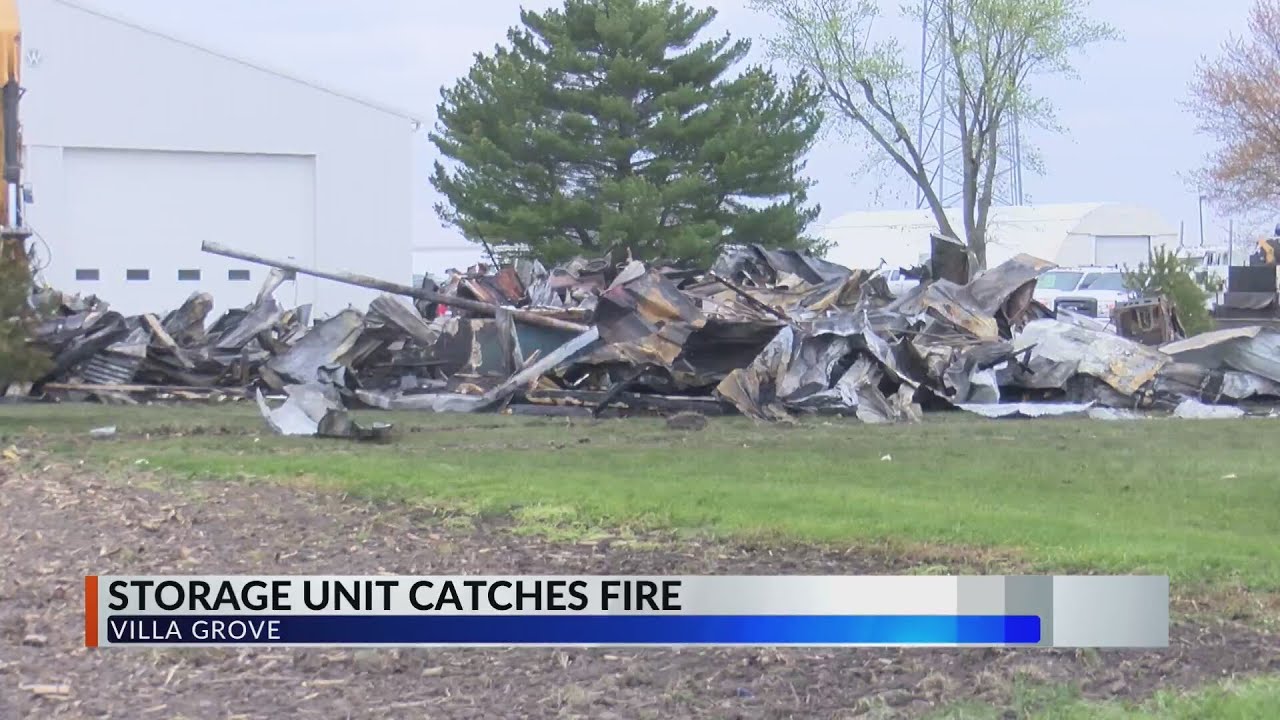 10 fire departments respond to Douglas Co. storage building fire - YouTube