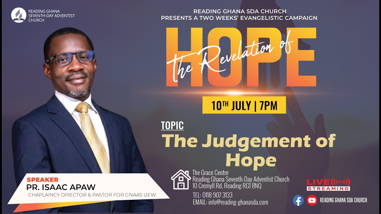 Day 11 - The Judgement of Hope - Pastor Isaac Apaw - YouTube