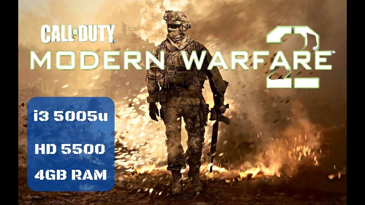 Call Of Duty - Modern Warfare 2 On Intel I3 5005u And Intel HD Graphics ...