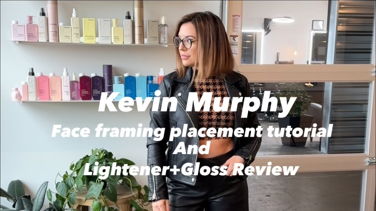 Face framing foil technique+kevin Murphy lightener and gloss review ...