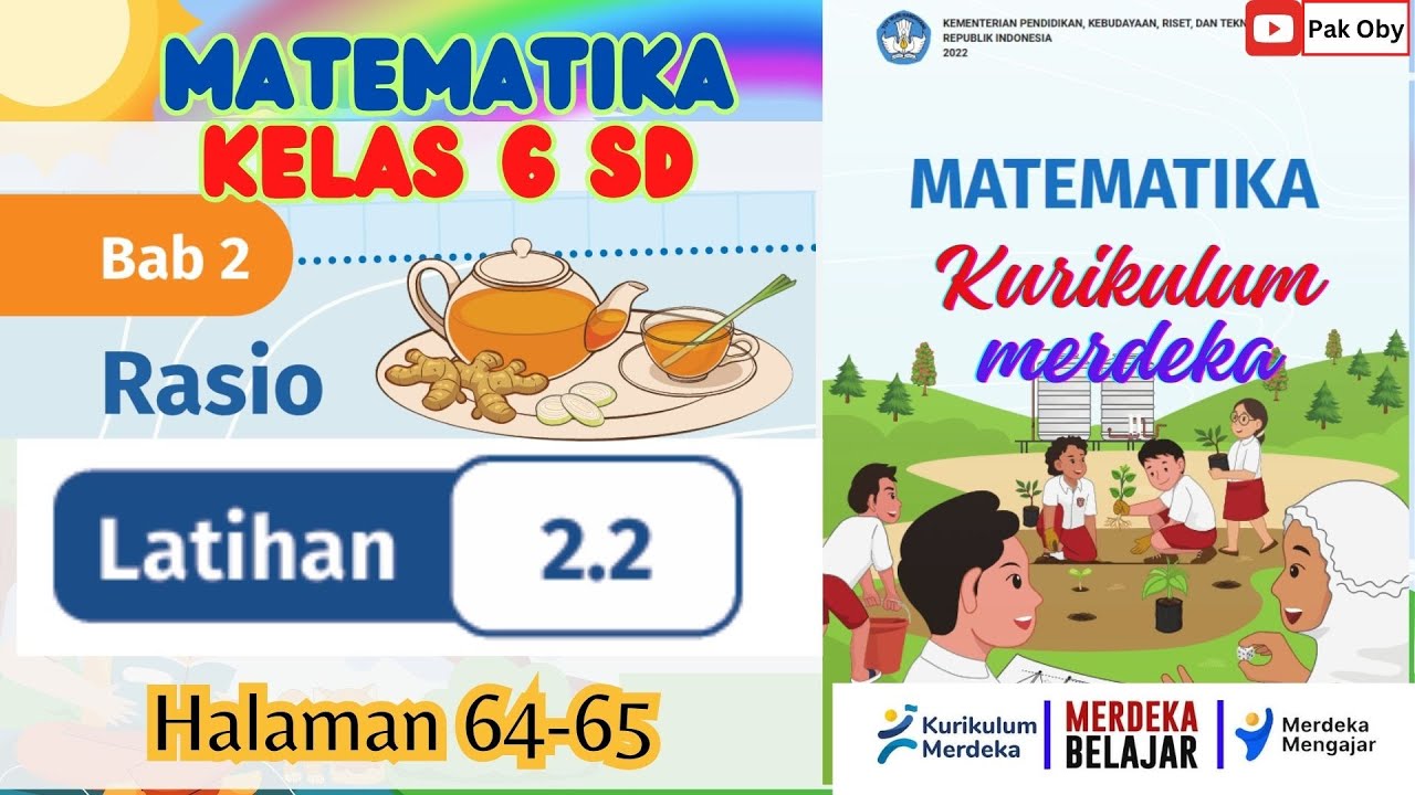 Matematika Kelas 6 Kurikulum Merdeka - Bab 2 Rasio. Latihan 2.2 Ayo ...