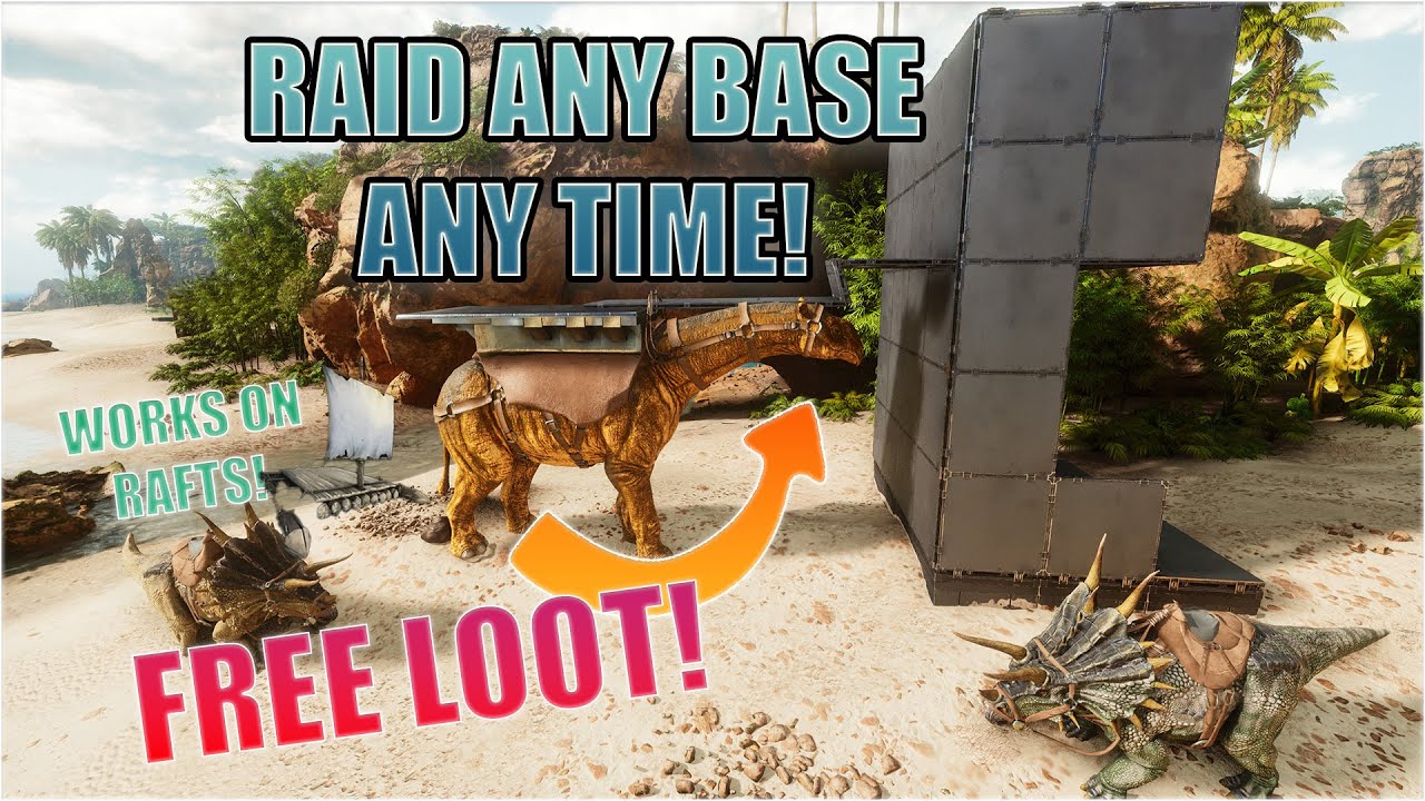 Get Inside ANY BASE For FREE In: Ark Survival Ascended! - YouTube