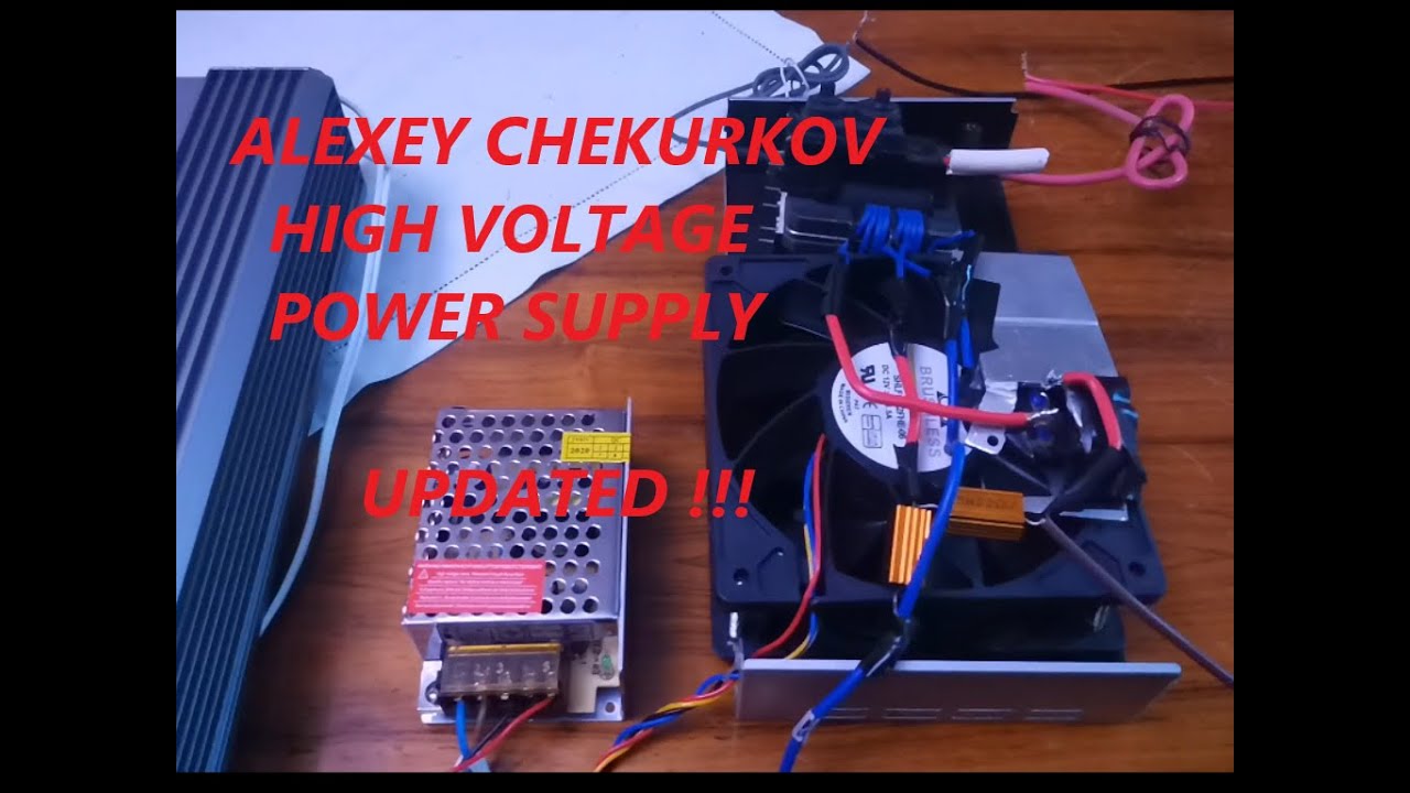 My New 2n3055 ALEXEY CHEKURKOV HIGH VOLTAGE FLYBACK POWER SUPPLY UPDATE ...
